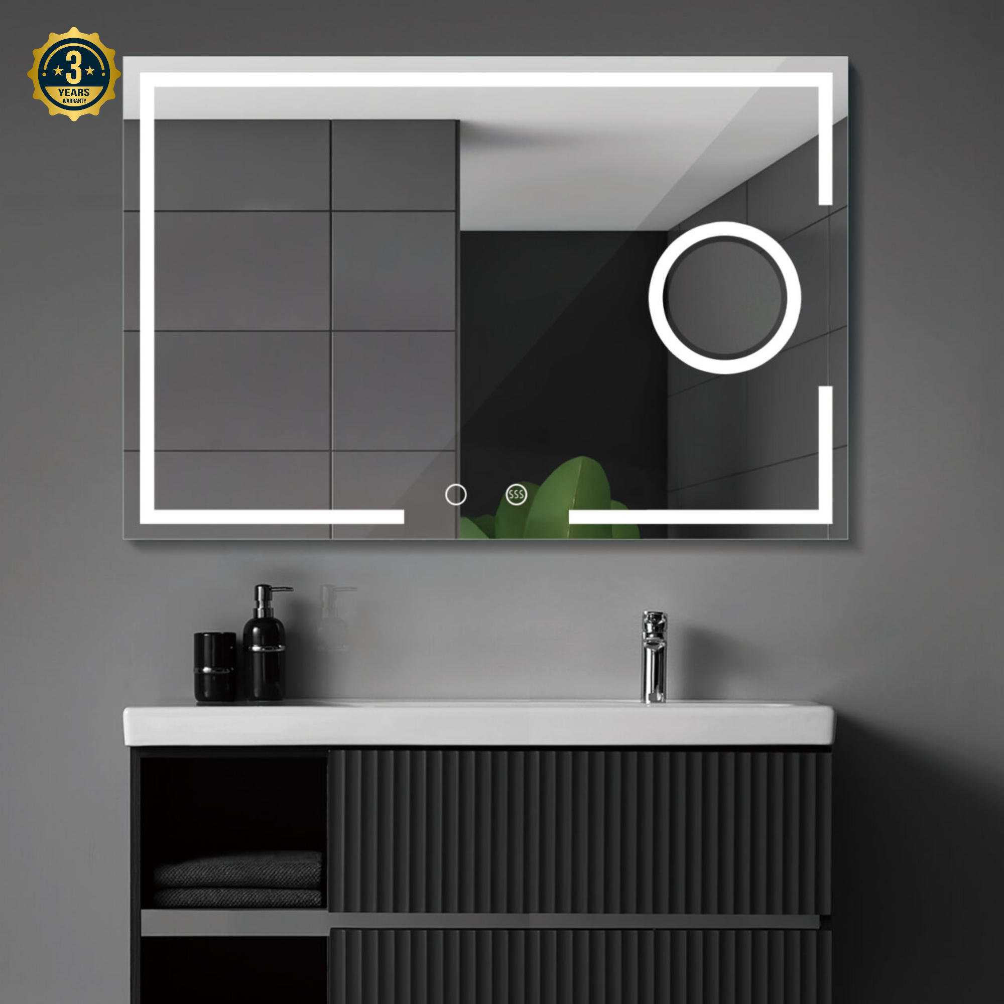 LEDIMEX - Espejo Baño con Luz | Espejo de Baño Grande | Espejo LED ...