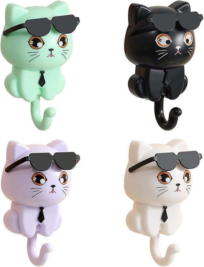 Ganchos con forma de gato de dibujos animados, bonitos y creativos ...