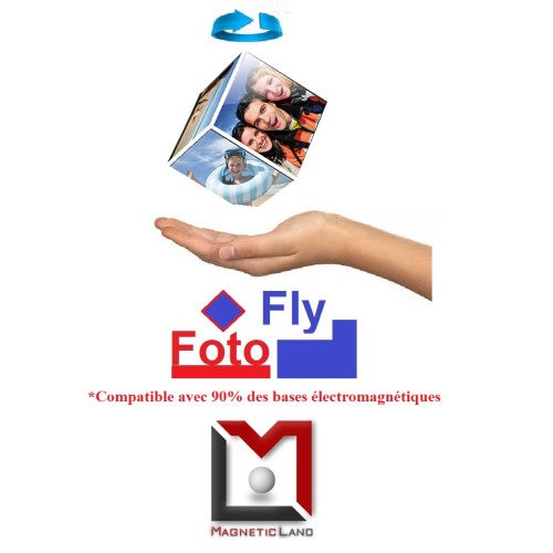 Cadre photo 3D en lévitation FOTOFLY pour base MAGNETICLAND | Leroy Merlin