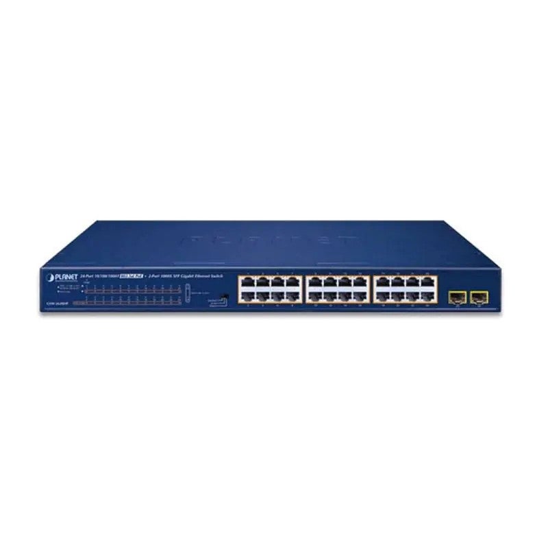 4Power Switch 24 ports 10/100/1000T 802.3at PoE + 2 1000X SFP GSW ...