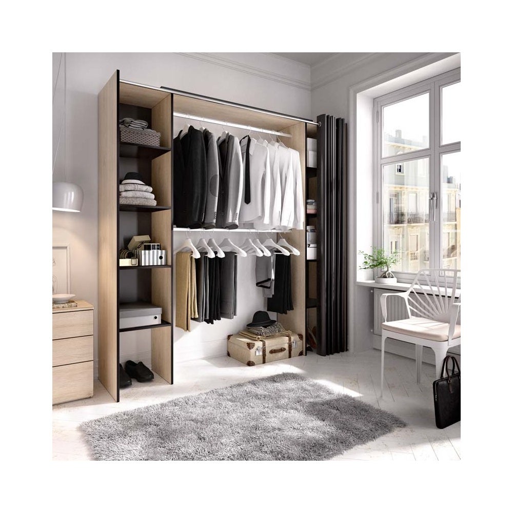 DRESSING AVEC RIDEAUX BASTET | Leroy Merlin