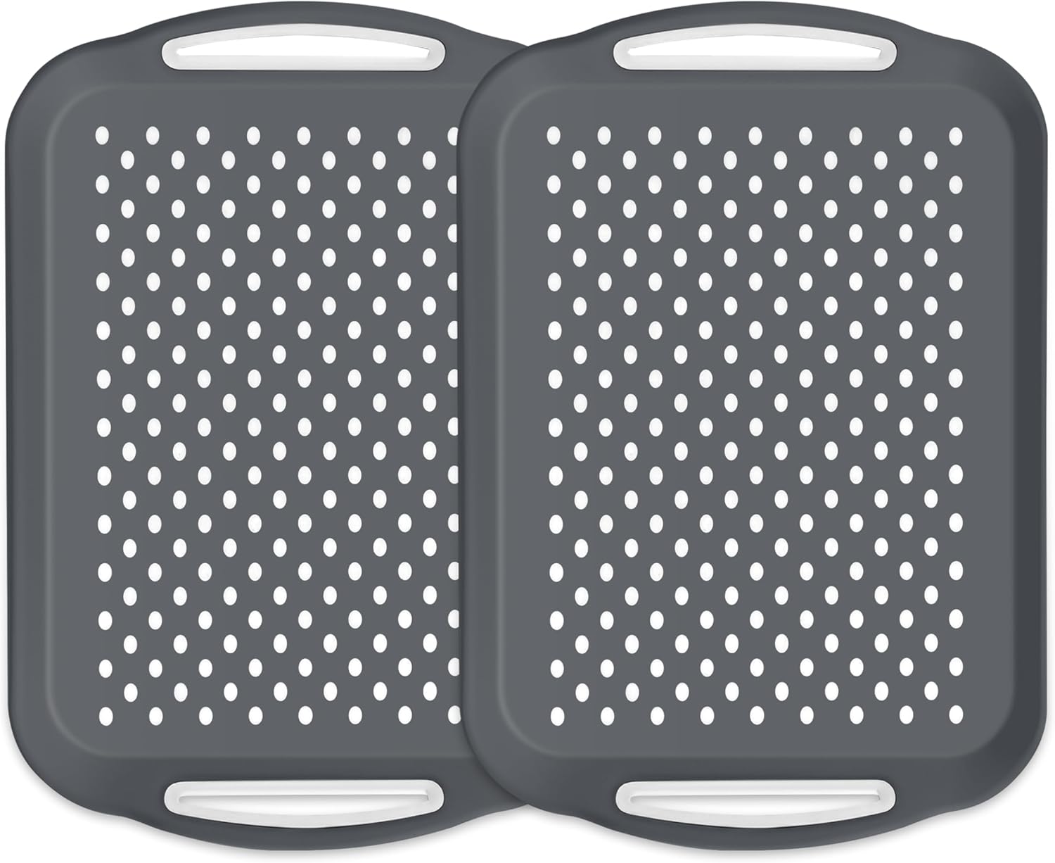 Plateau de menu antidérapant, lot de 2, grand format, idéal pour les ...