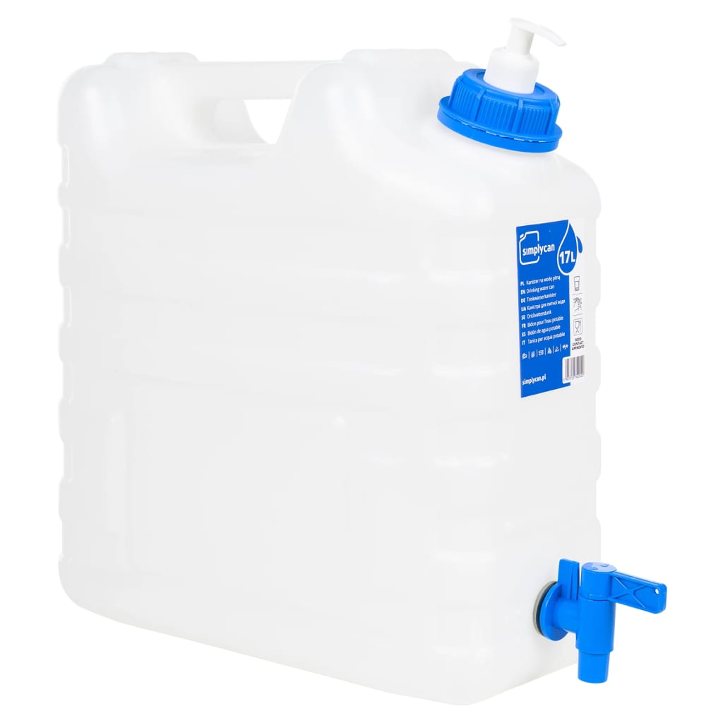 Bidon d'eau avec robinet distributeur de savon 15 L plastique Unico ...