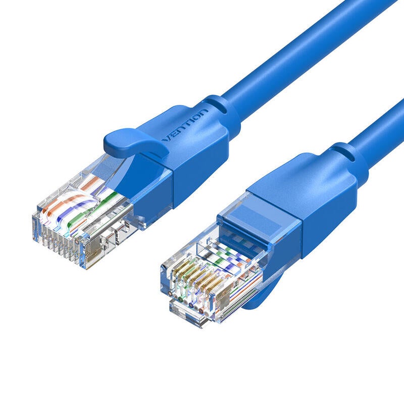 C ble r seau rj45 utp vention ibelj cat.6 5m bleu | Leroy Merlin