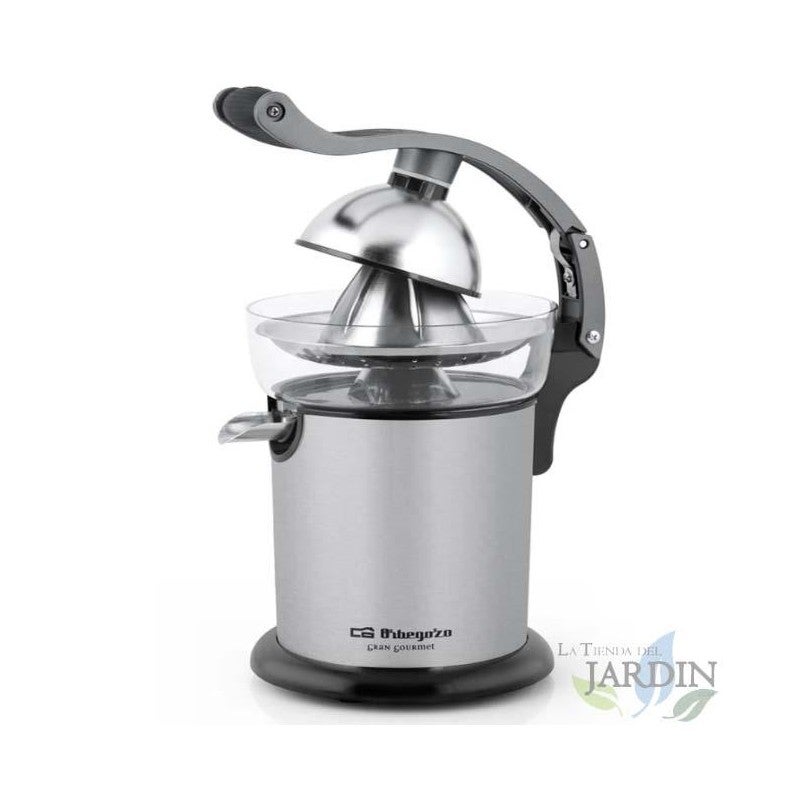 Exprimidor INOX Orbegozo. Potencia 130W. Encendido automático al ...