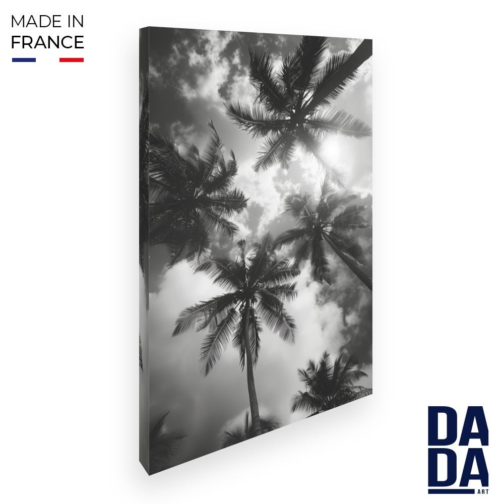Toile murale Palmiers élégants / 75x112cm / Fabriqué en France ...