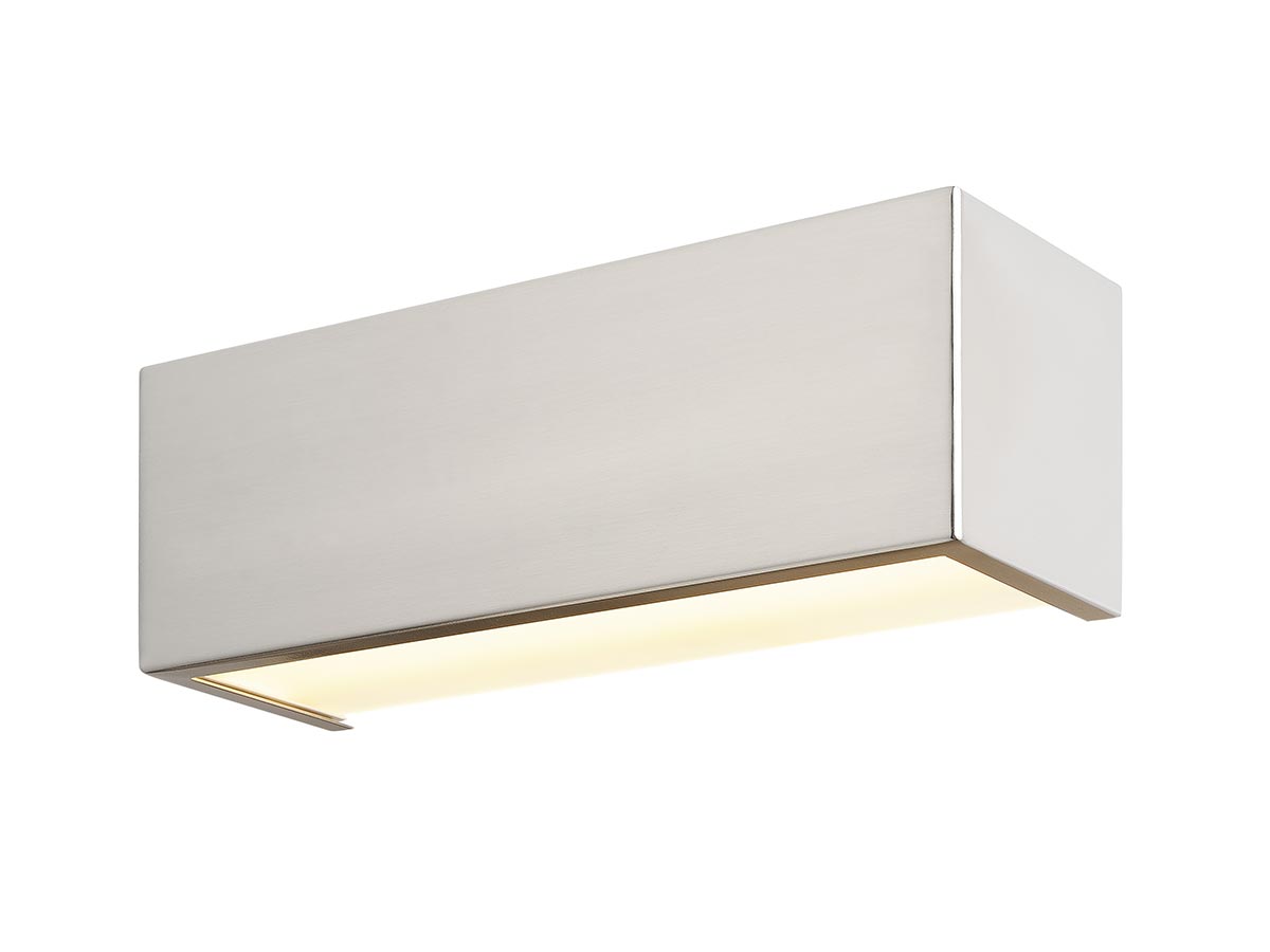 Applique intérieure gris argent CHROMBO avec ampoule LED variable triac ...