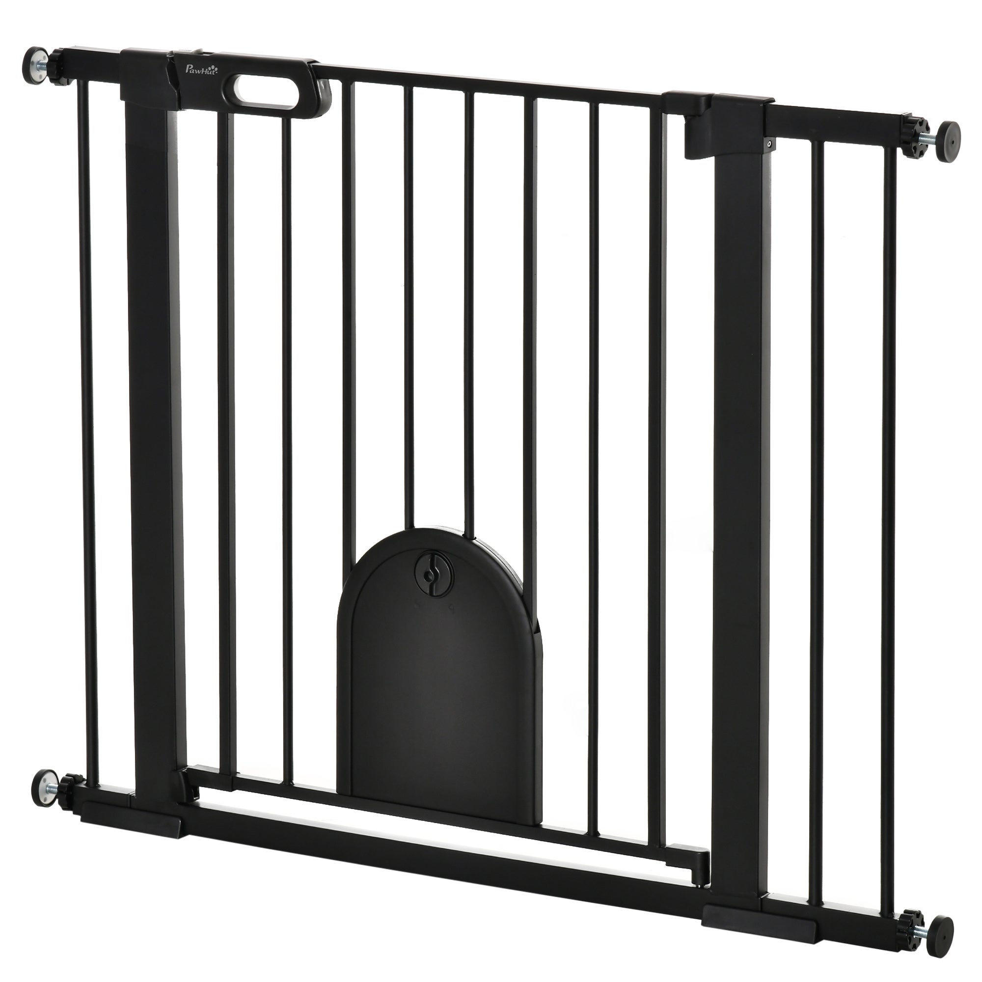 PawHut Cancellino per Cani Regolabile con Porta Piccola e Chiusura ...