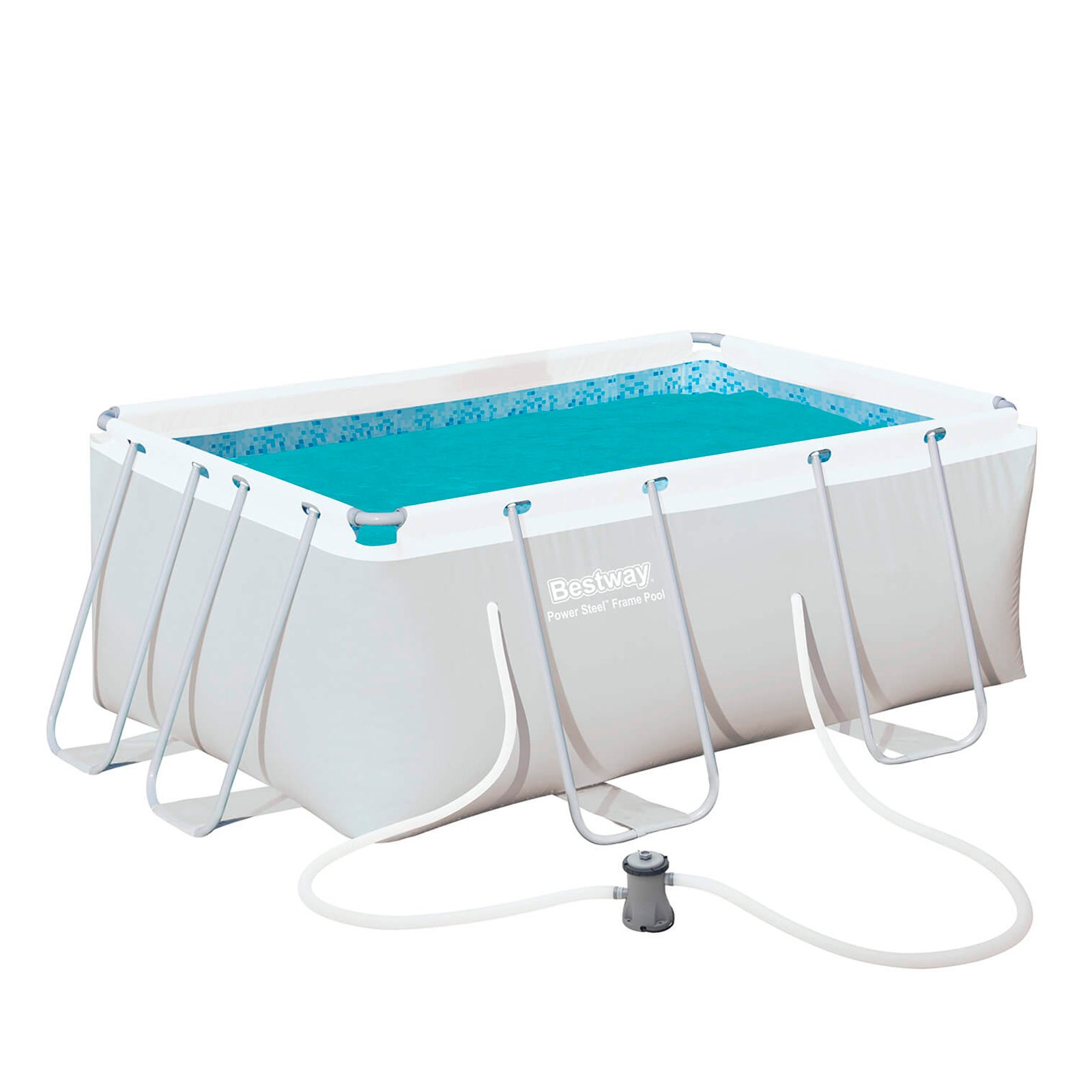 Piscina Desmontable Tubular Rectangular Bestway Power Steel 287x201x100 ...