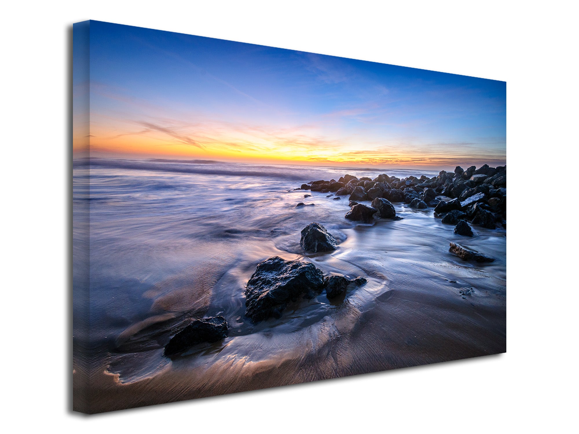 DECLINA, Tableau toile imprimée paysage, tableau photo PAUSE LONGUE ...