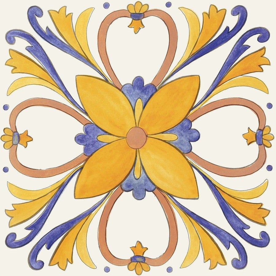 Carrelage Azulejo 20.3 X 20.3 Cm Marechiaro Mix | Bricoman