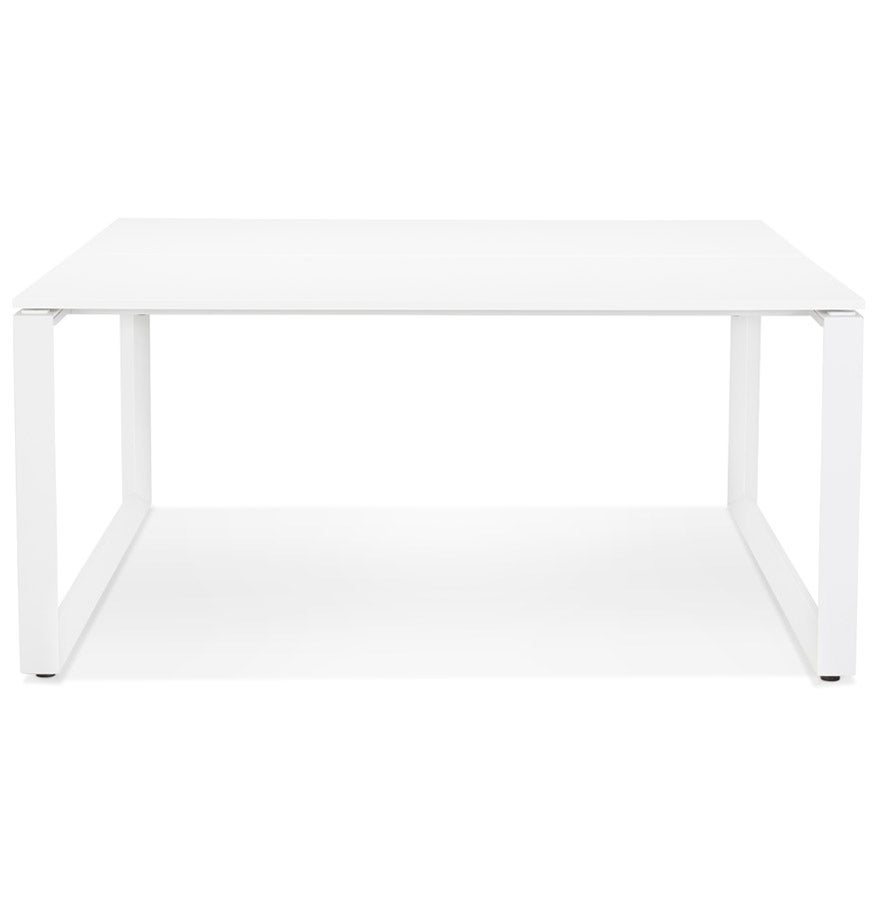 Table de réunion / bureau bench 'BAKUS SQUARE' blanc - 160x160 cm ...