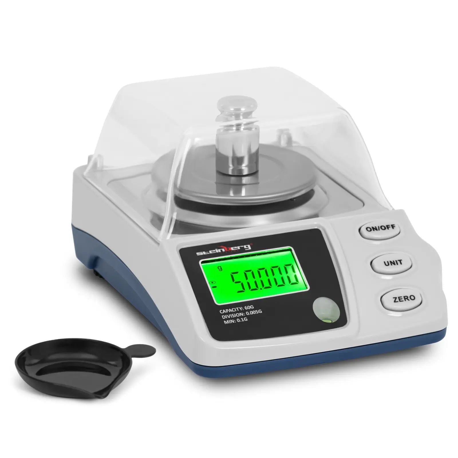 Balance digitale de précision 0,1 60 g / 0,005 g ø 68 mm protection ...