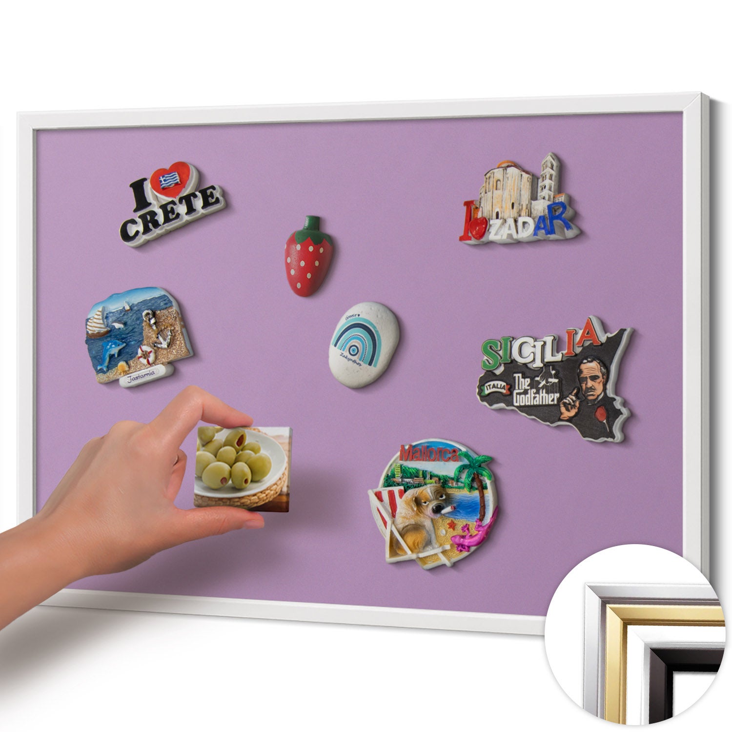 Tableau aimanté mural décoration pratique pour organiser vos idées ...