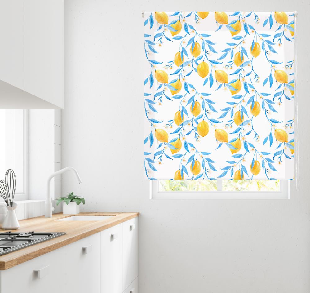 Estor Enrollable Happystor Tejido Translúcido Estampado Digital Cocina ...