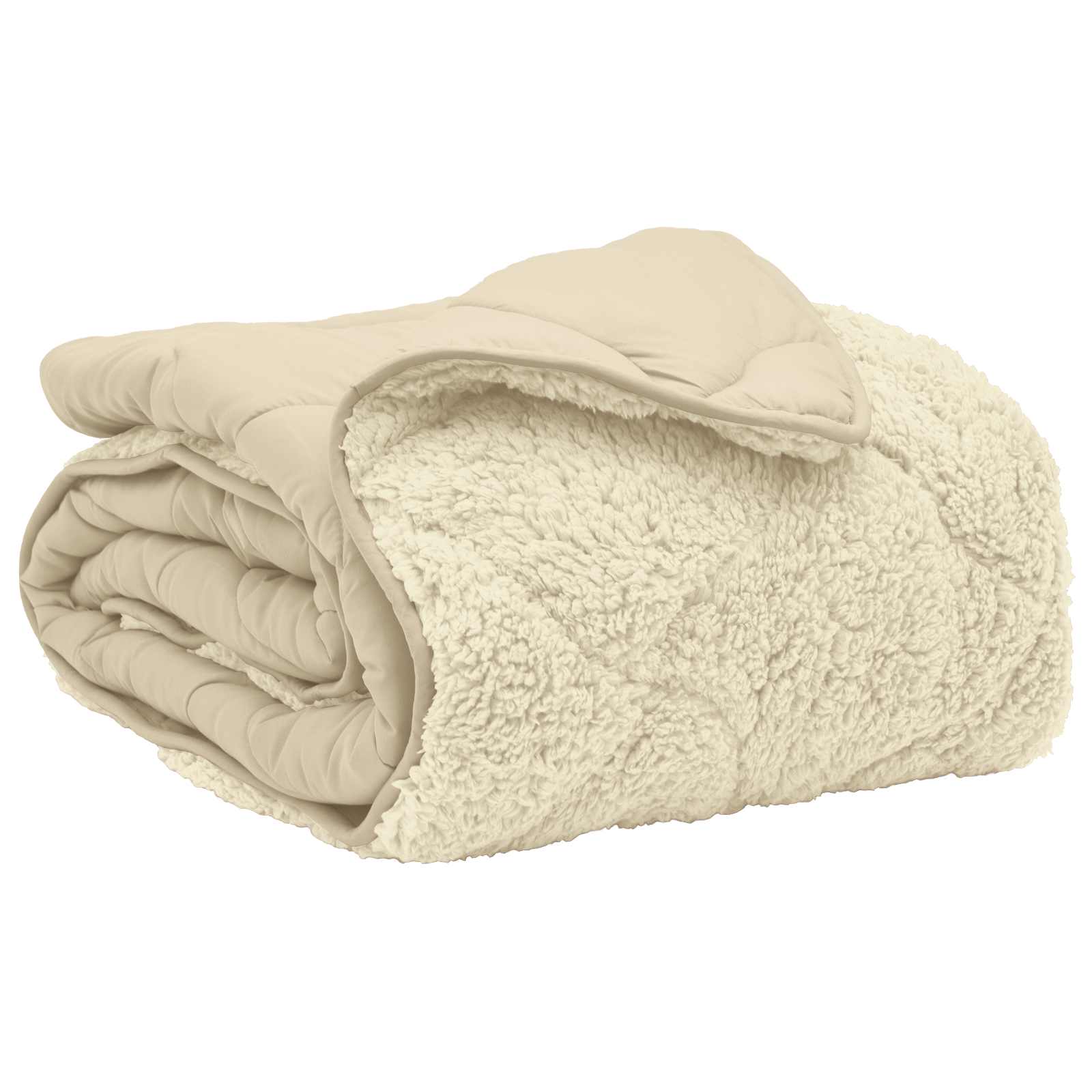 Duvet d'été simple Matelassé Crème 220 x 240 cm | Leroy Merlin