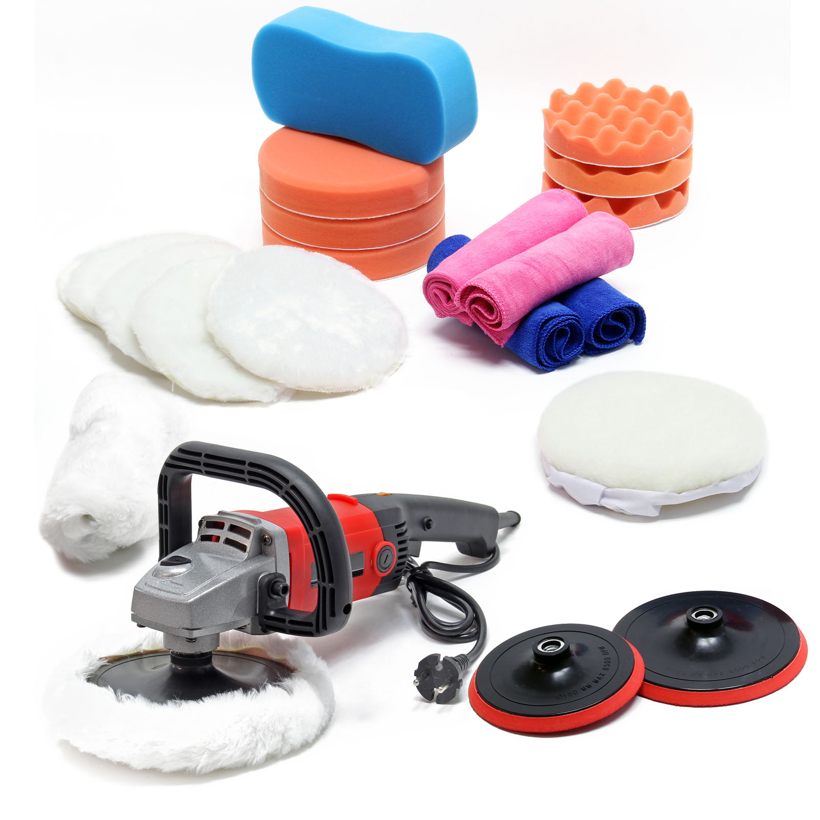 Machine à polir Meuleuse Set 21 pcs. 1200 W 3000 t/min max. Polisseuse ...