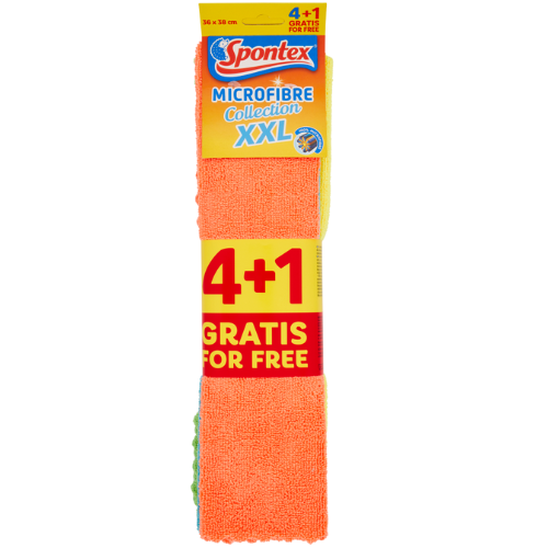 Chiffon Spontex 4+1 microfibre collection xxl | Leroy Merlin