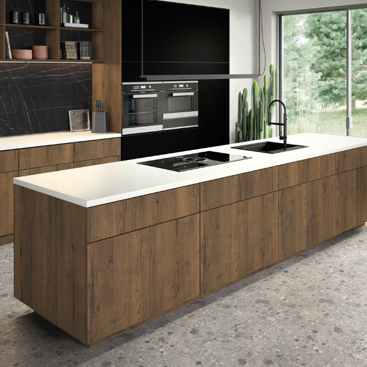 Piano lavoro in laminato idrorepellente Egger Alpine White W1101 ST76 ...