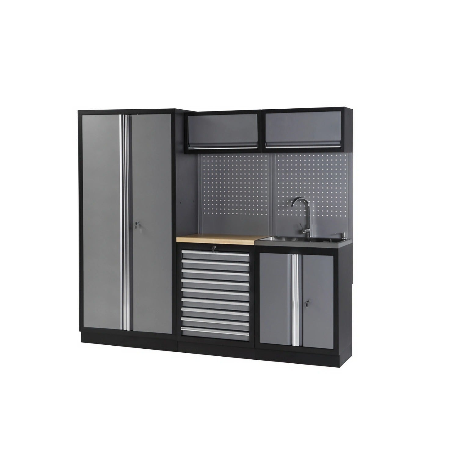 Mueble de Taller 3 Módulos S/Madera Alyco 129820 | Leroy Merlin