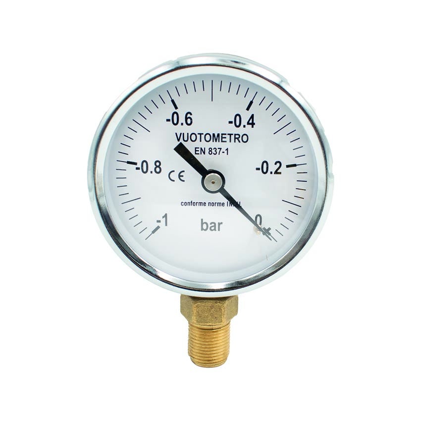 Vacuómetro conexión radial dn80 3/8" 1/0bar | Leroy Merlin