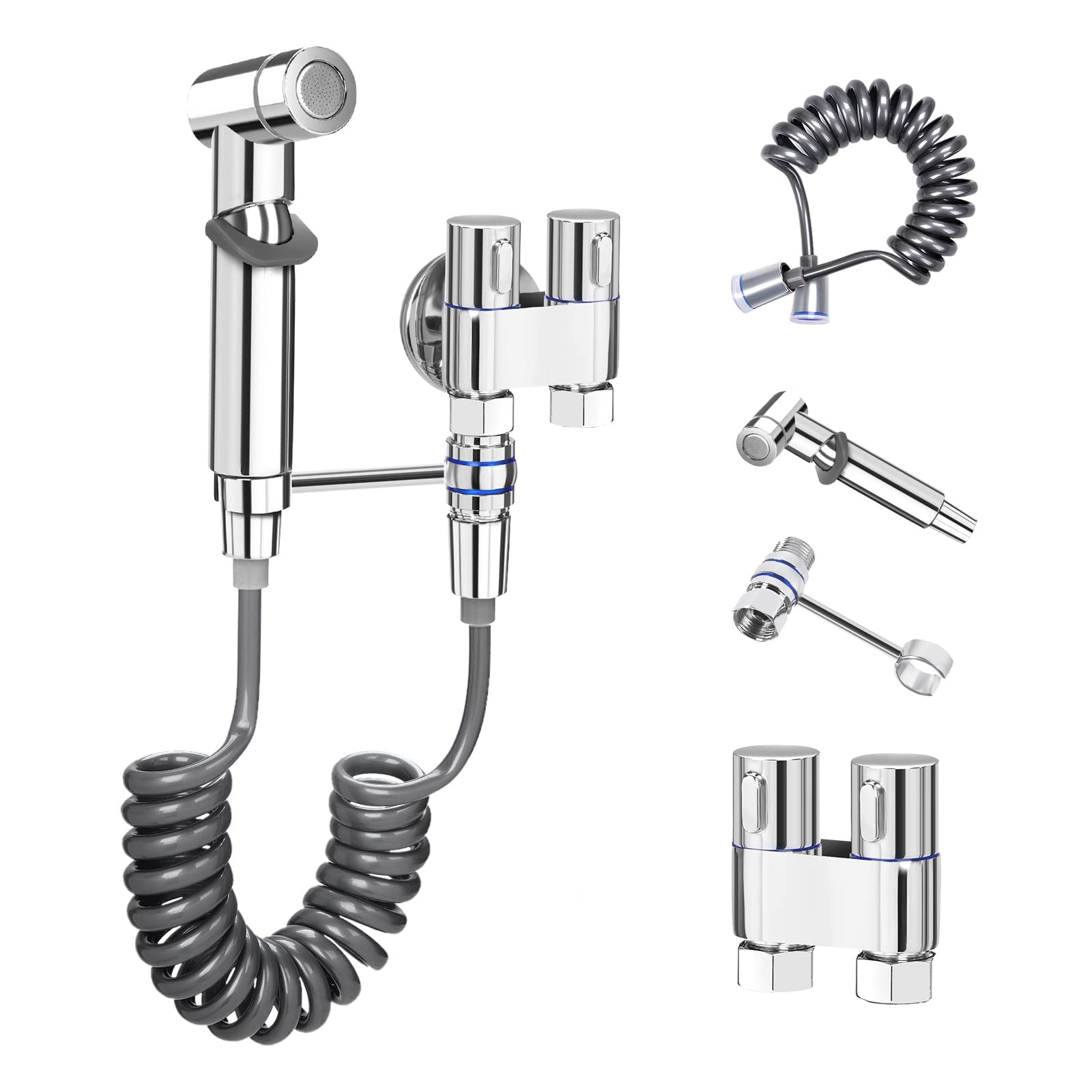 Kit de ducha para inodoro, ducha para inodoro, grifo cierre, manguera ...