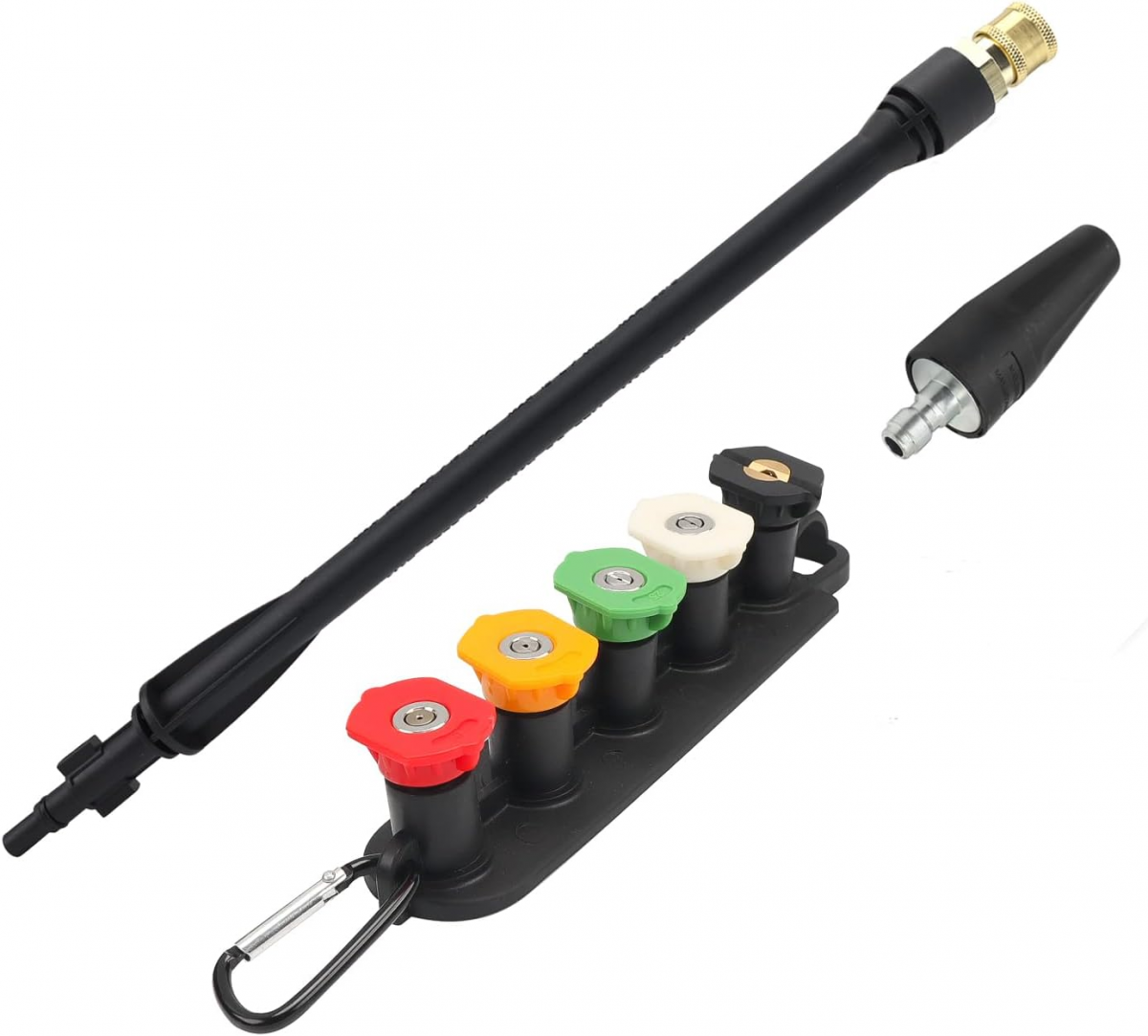Perche de rechange nettoyeur haute pression avec buse turbo, 5 buses et ...