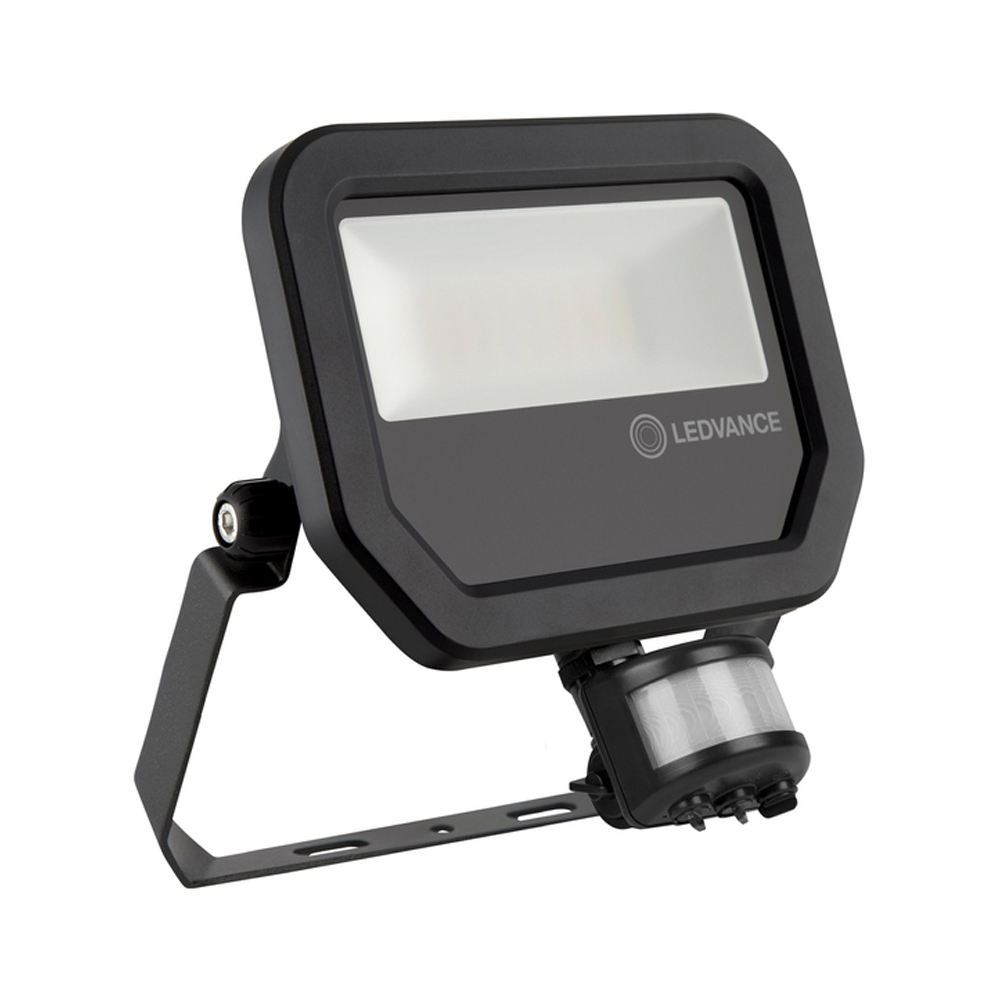 Proiettore Floodlight a bassa potenza con sensore FL PFM 20W/3000K SYM 100 S Nero | Leroy Merlin