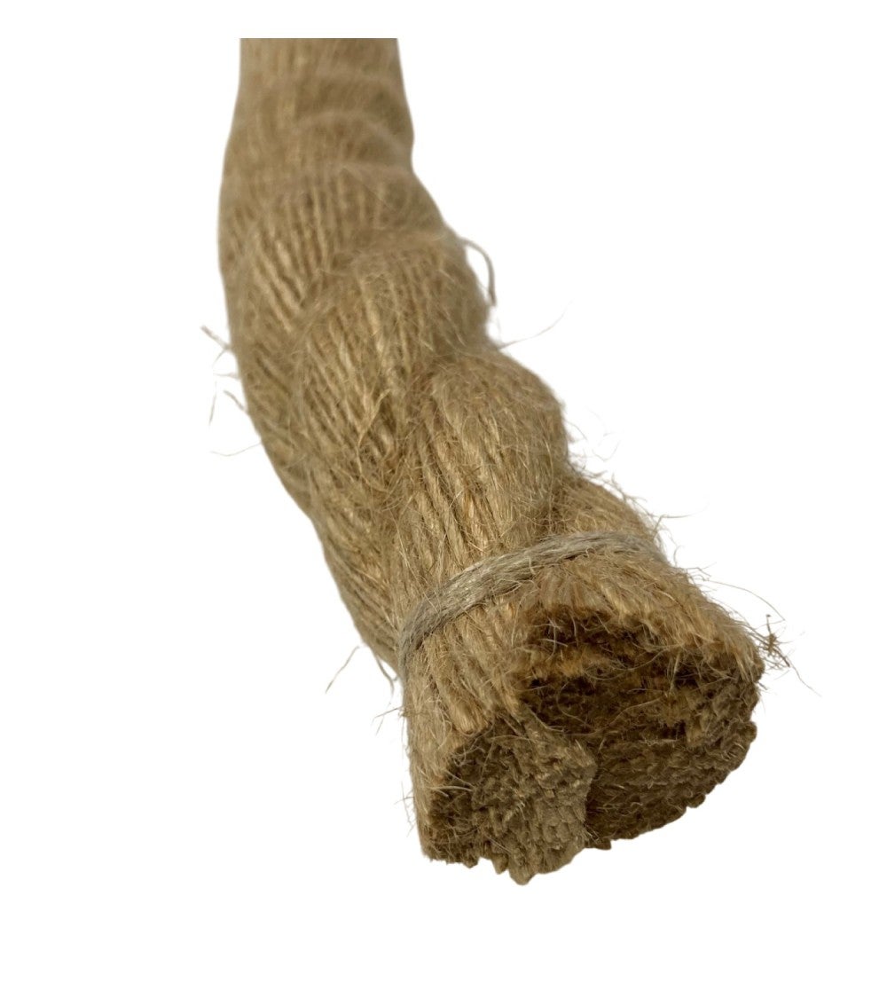 Corde en jute naturel, pour rampe d'escalier - 10 mètres Coloris - Jute ...