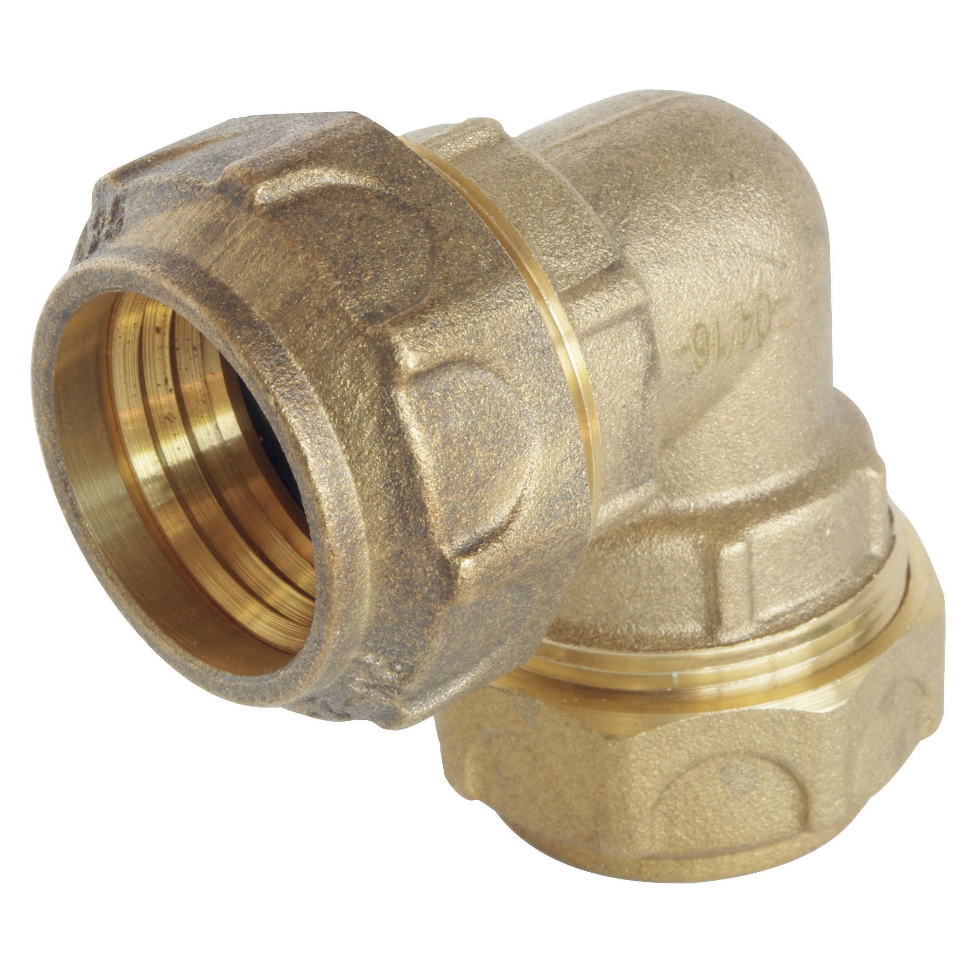 Raccord laiton coudé égal Serrage Extérieur pour tube PE Ø25 mm | Leroy ...