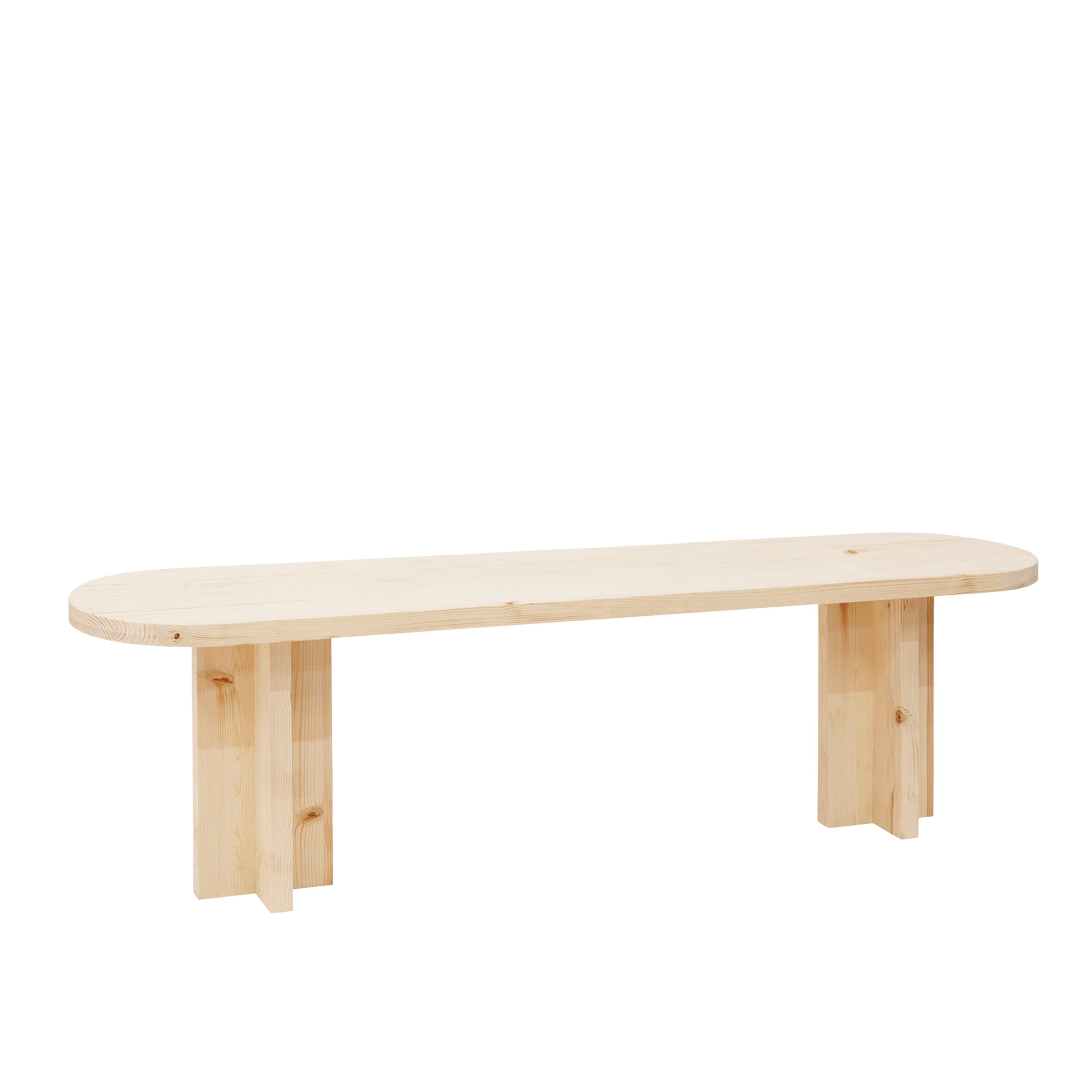 TOKYO - Banc en bois massif ton naturel 140cm - DECOWOOD | Leroy Merlin