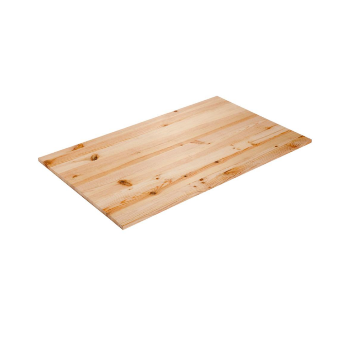 Plan de travail bois massif Pin Rustique pleines lames L.240 x P.65 cm ...