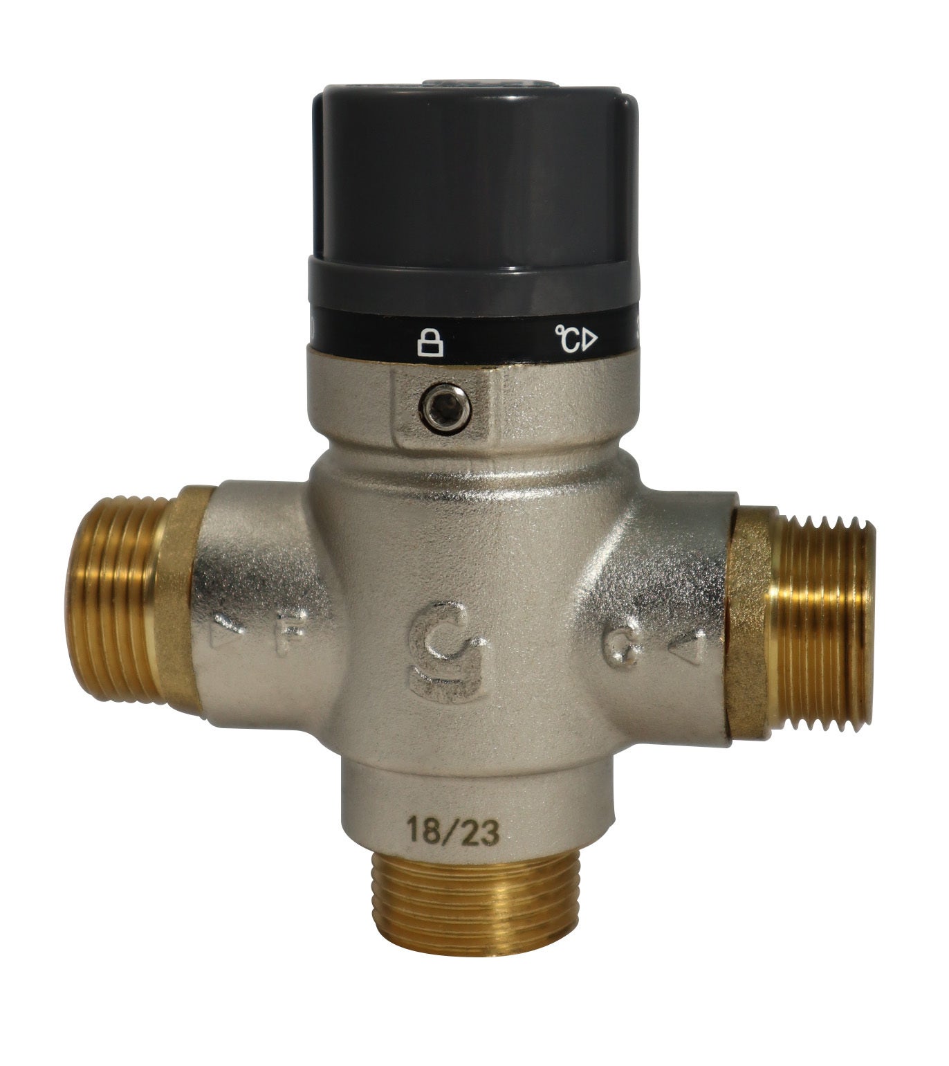 Mitigeur thermostatique avec clapets MM 3/4" - Gamme ECO | Leroy Merlin