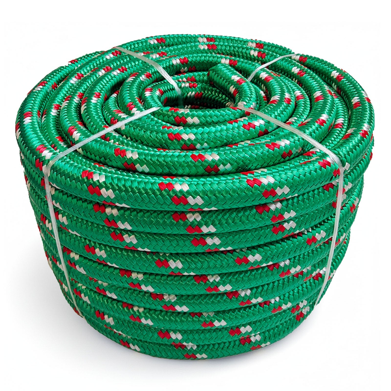 Corde structure tressée, résistance à la traction K2 Vert-Rouge ...