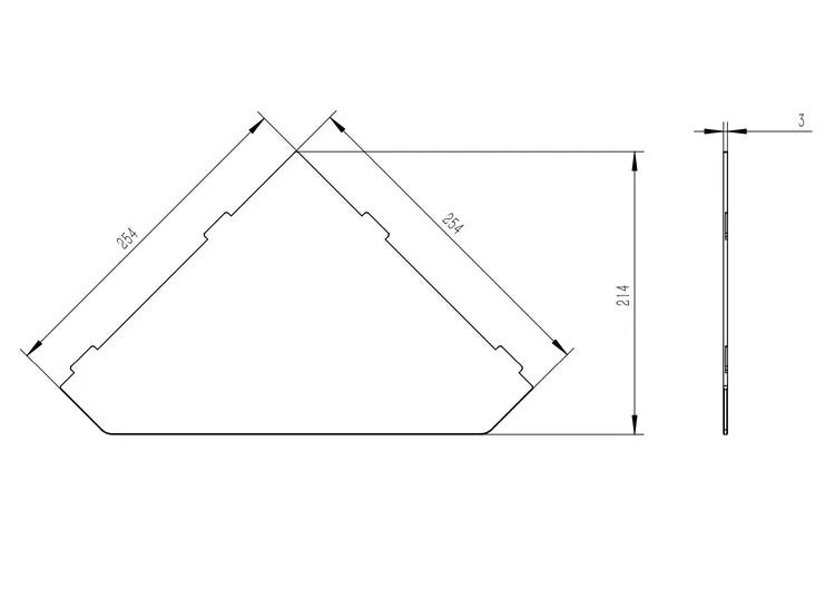 Tablette d'angle murale de douche Floral - Blanc mat | Leroy Merlin