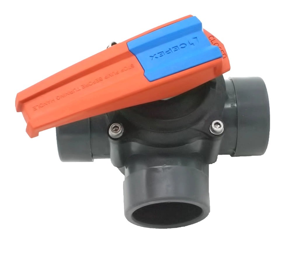 Vanne 3 voies Pvc pression à coller diam. 50 | Leroy Merlin