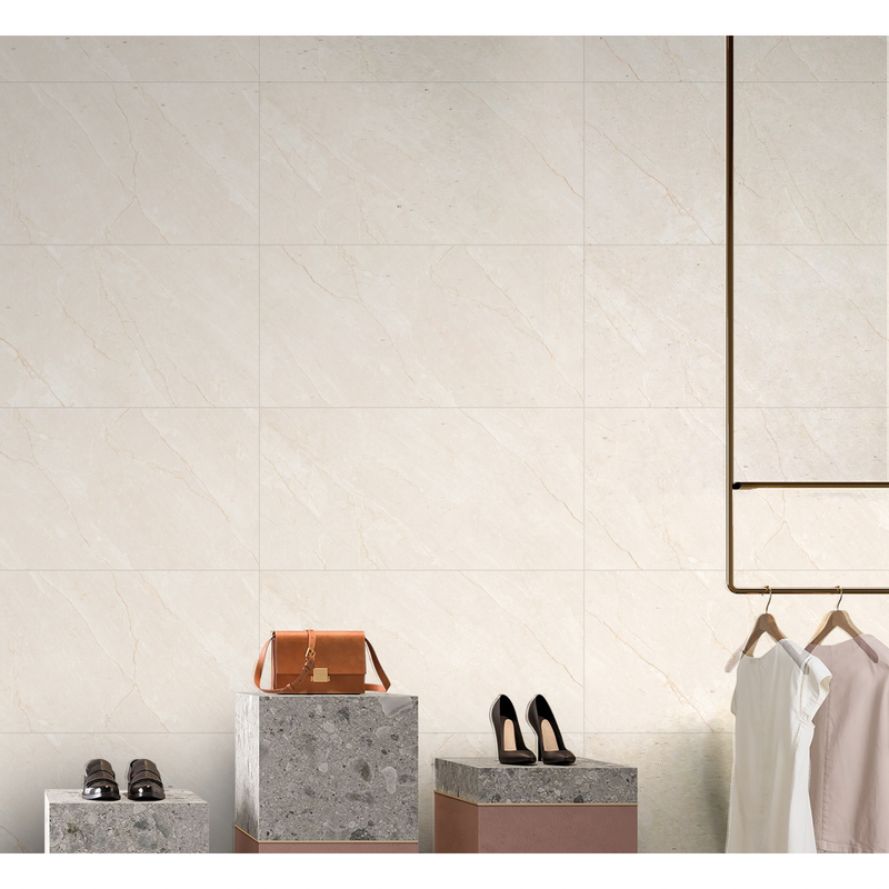 Carrelage interieur sol et mur AMRONE BIANCO 60 X 120 GLOSSY Rectifié ...