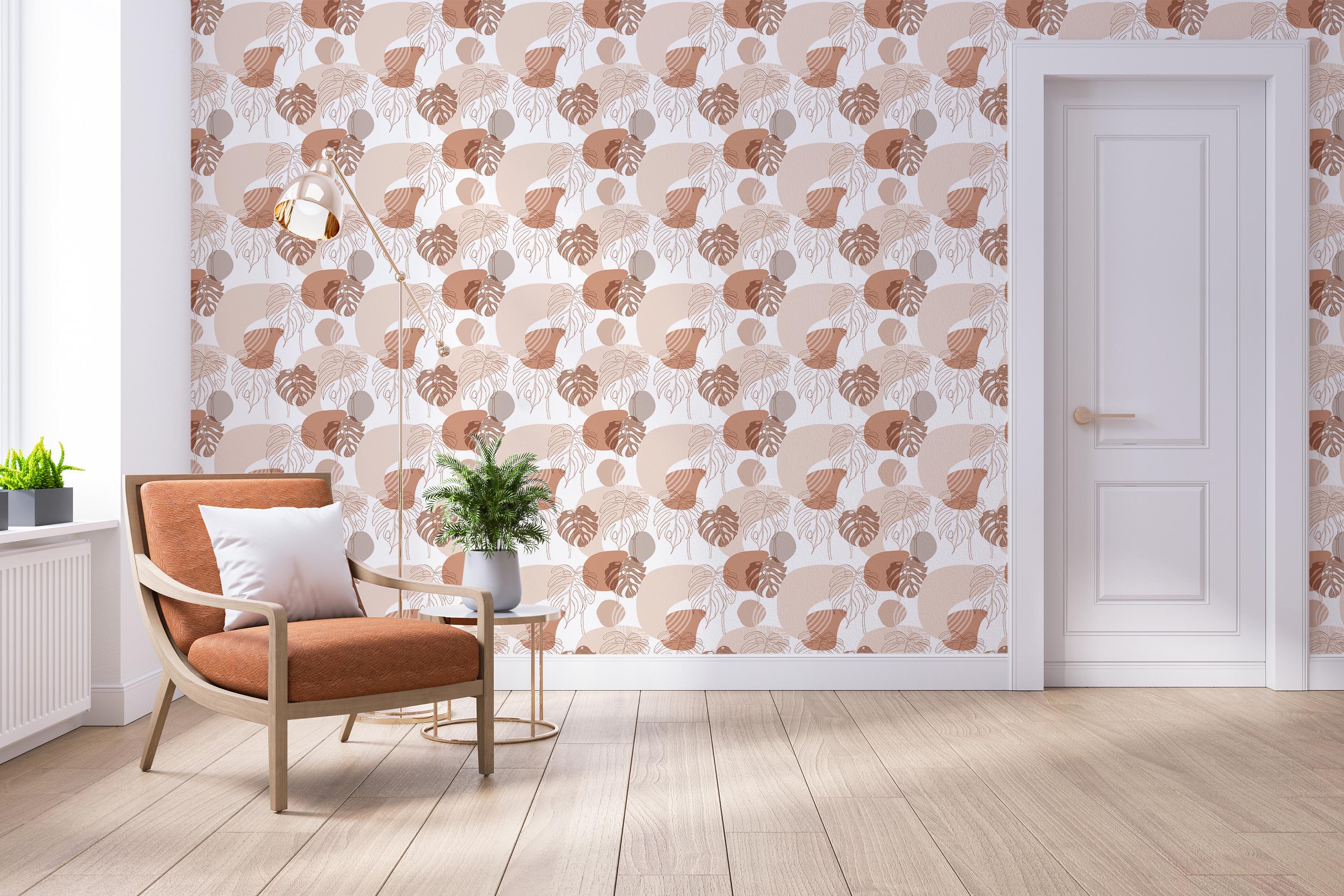 Neutral Bohemian Wallpaper | Leroy Merlin