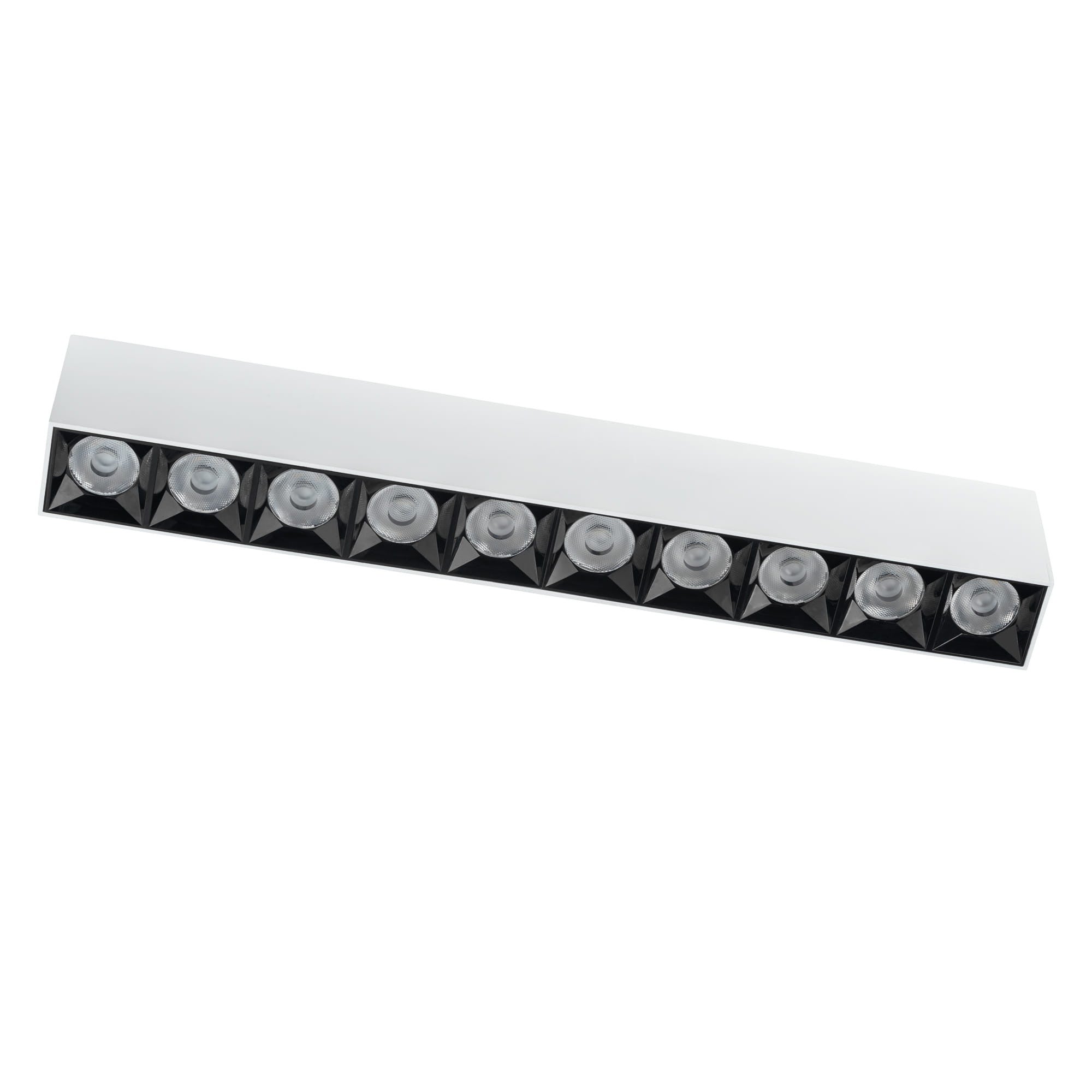 Reflektor sufitowy spot natynkowy prostokątny Midi biały LED 40W 3000K ...