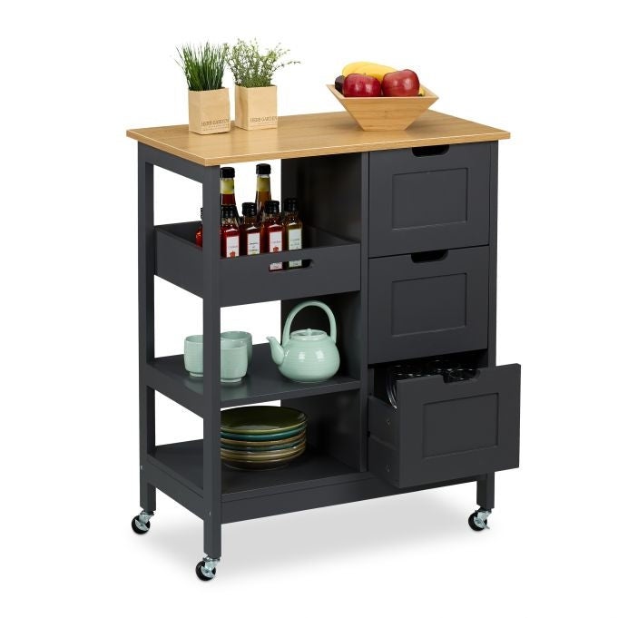 Carrello da cucina con piano di lavoro | Leroy Merlin