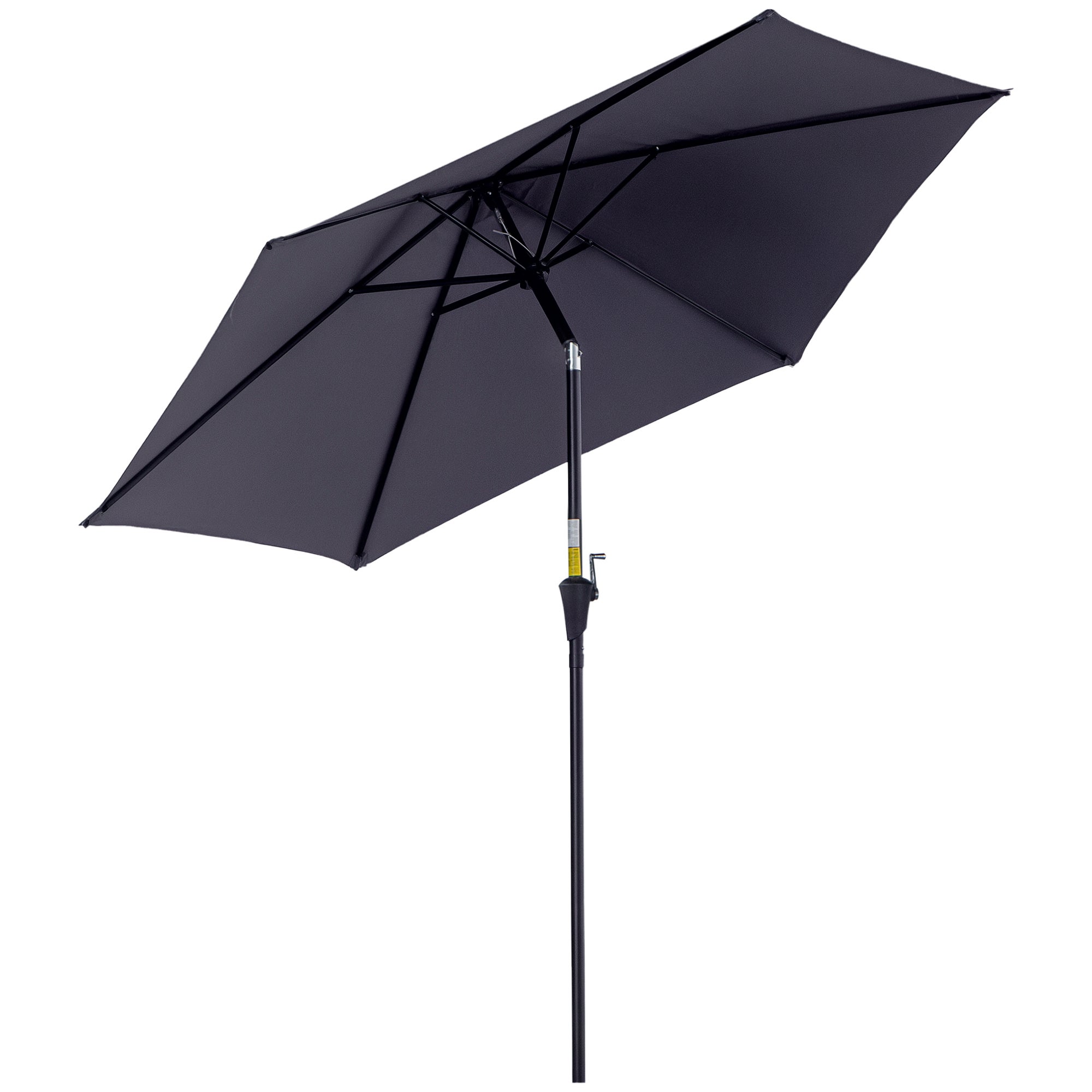 Parasol de jardin en aluminium Ø260x235 cm parasol de jardin inclinable ...