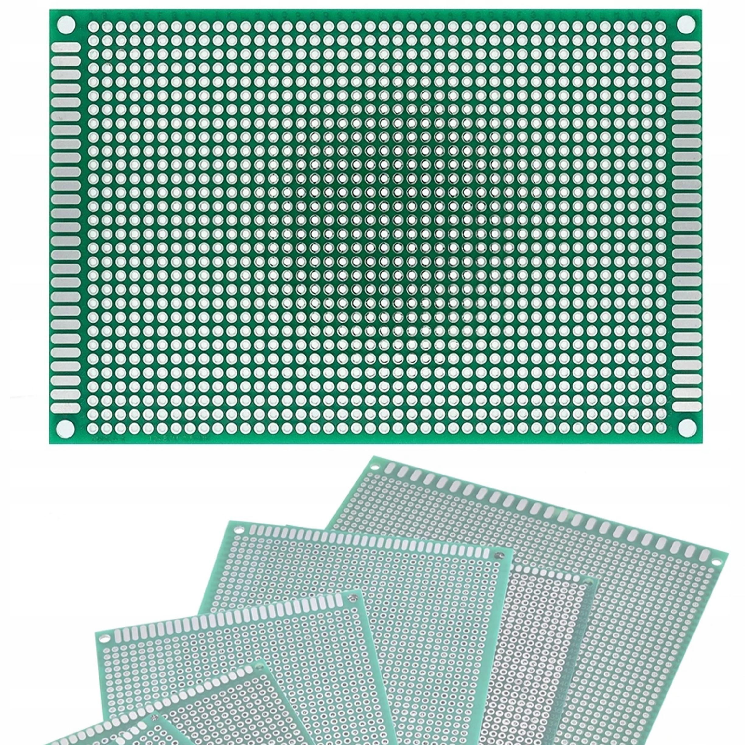 Plaque Prototype Universelle Double Face 80x120 mm – THT | Pas 2,54 mm ...