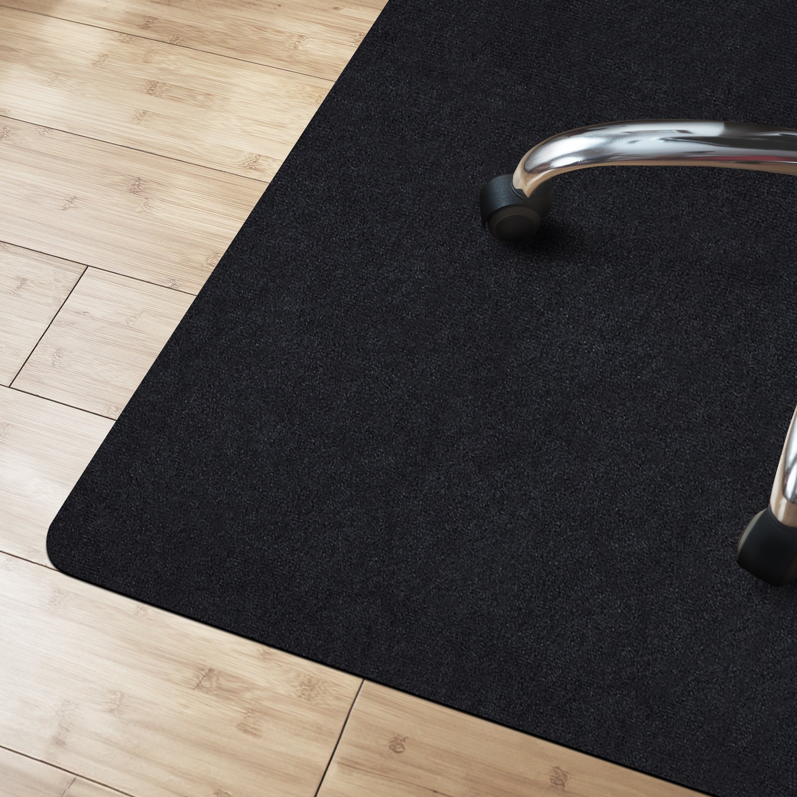 Tapis de protection du sol Viking Pour sols durs Noir 100 x 120 cm ...