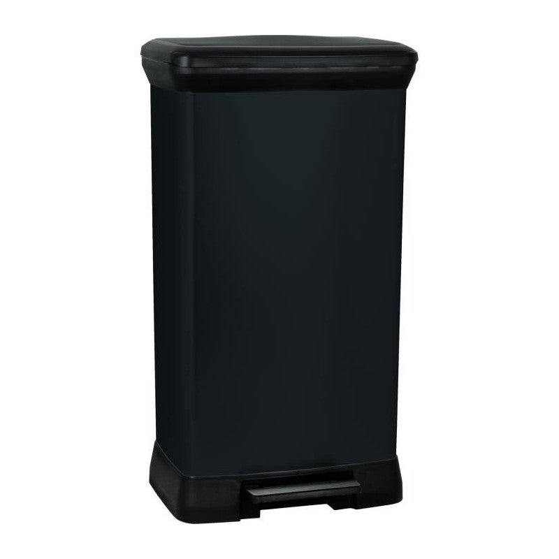 Curver Deco bin 50L Cubo de pedal, 39 x 29 x 73 cm, Negro (187178 ...