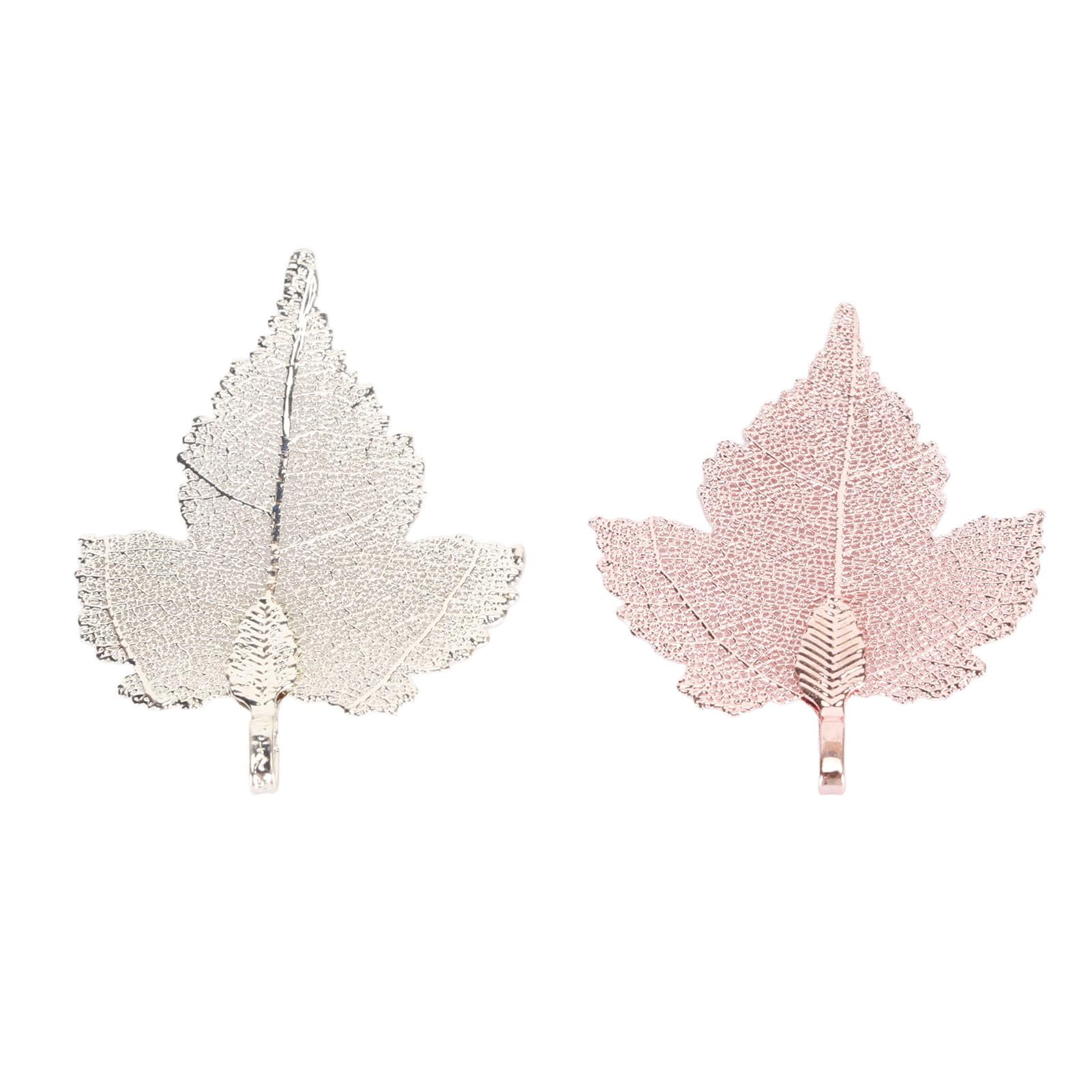 Lot de 2 pendentifs en forme de feuille pour la fabrication de bijoux ...