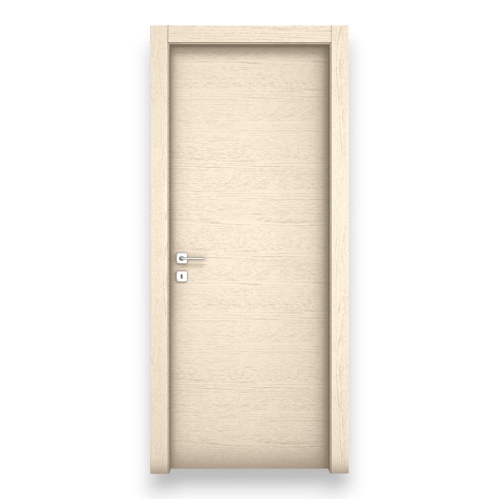 Porta battente reversibile moderna da interno completa in legno di ...