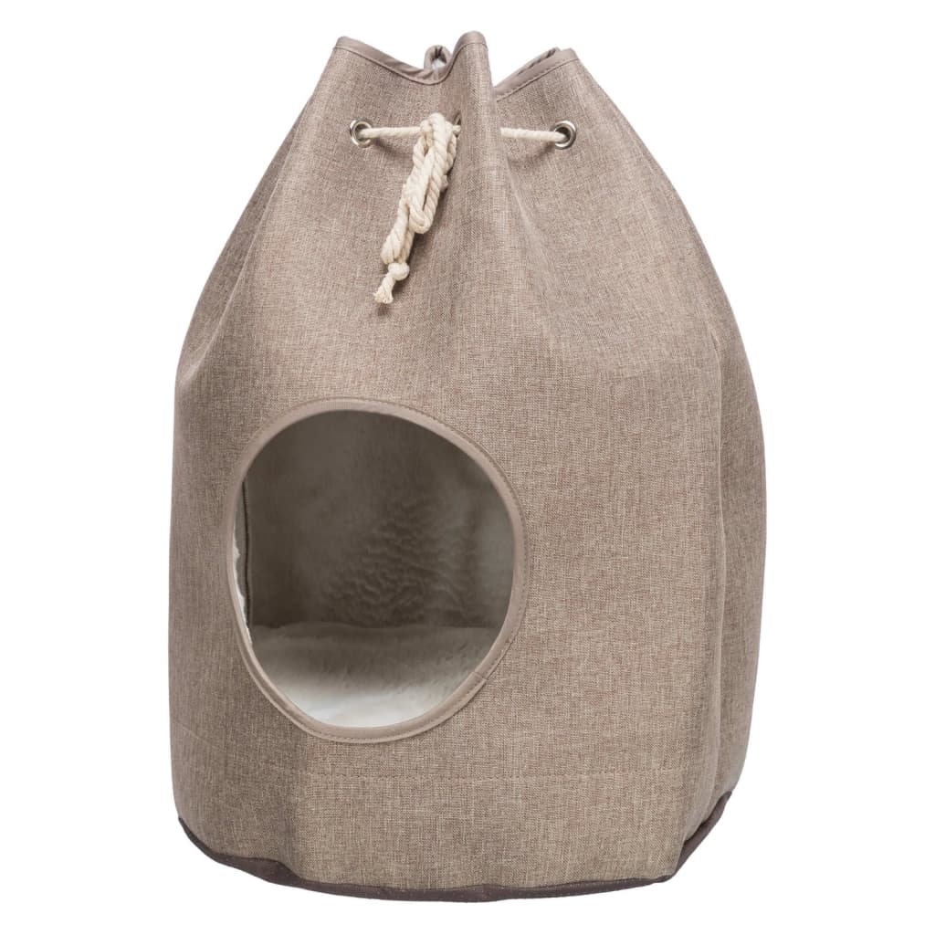Lit cachette animaux de compagnie Nelli 40x55 cm Marron clair TRIXIE ...
