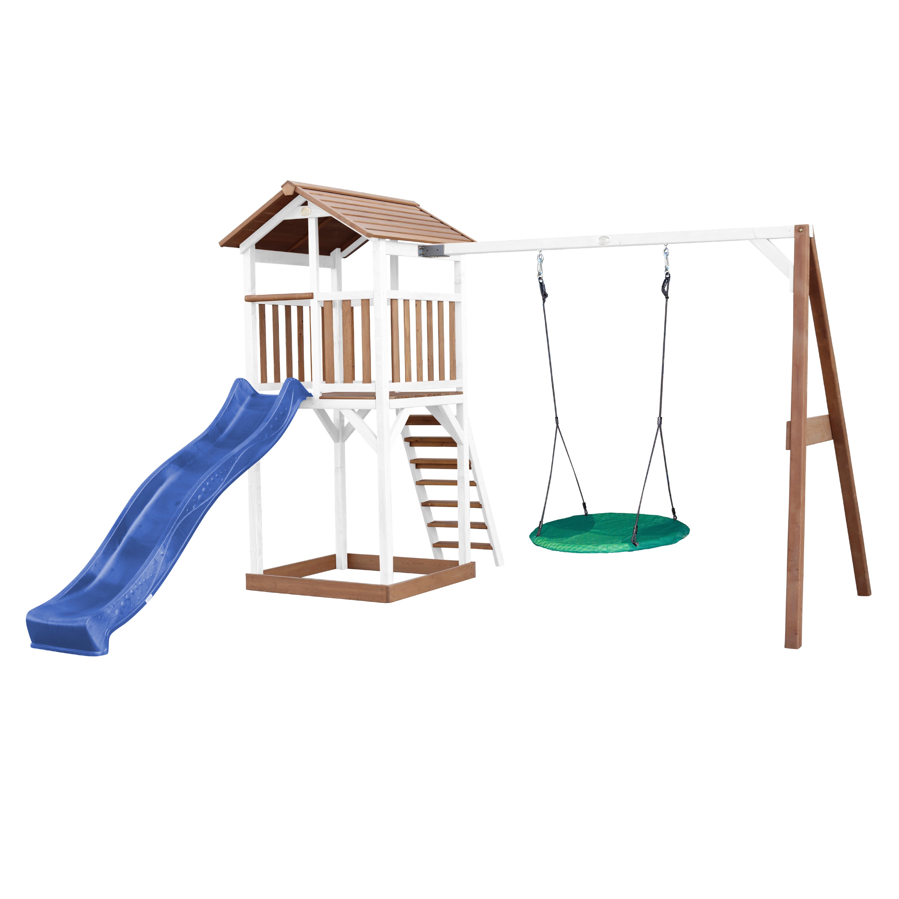 AXI Beach Tower torre de juegos de madera en marron y Blanco | Casa de ...