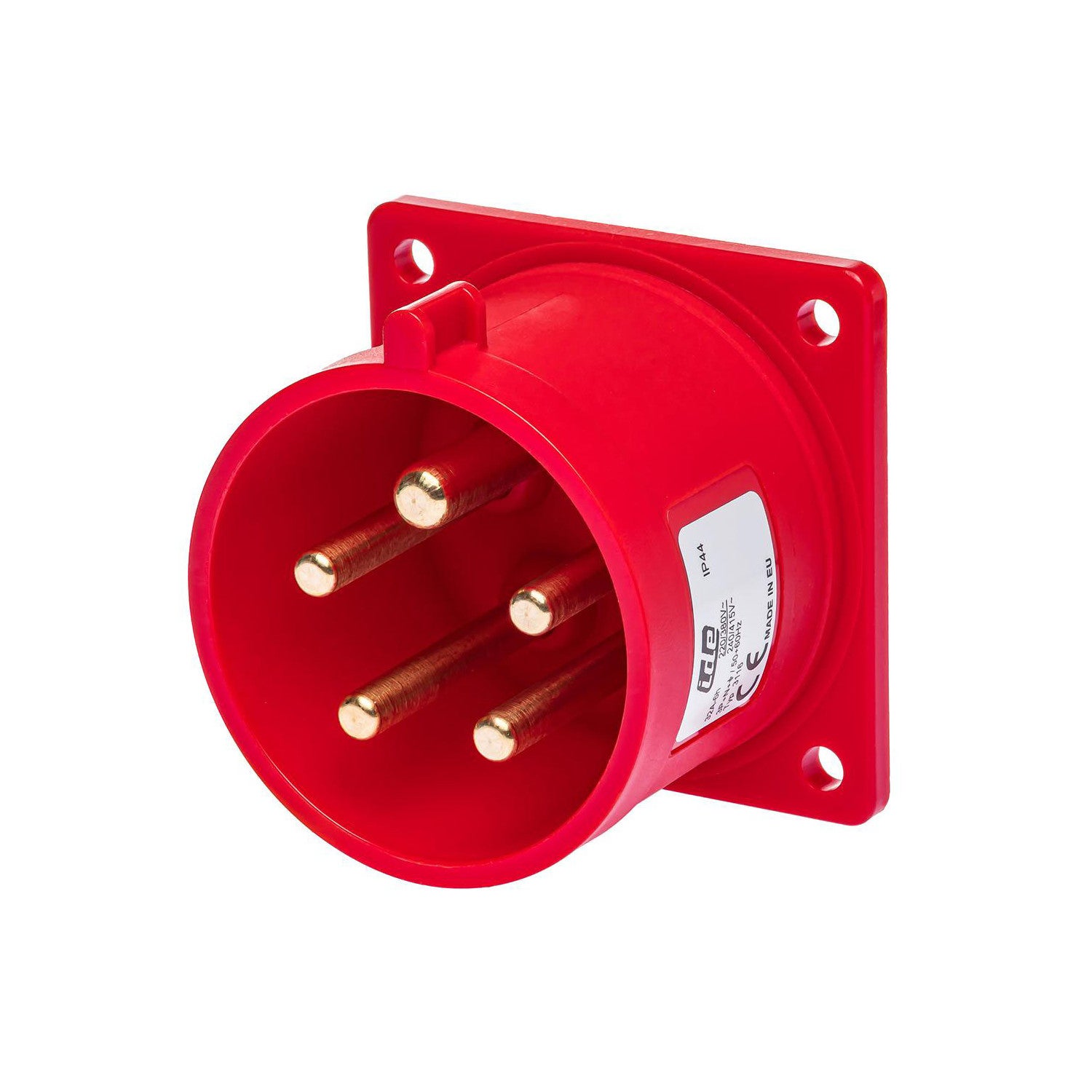 Prise Male Encastrable Tétrapolaire 32a 3p+n+t 380v - 5 Broches ...