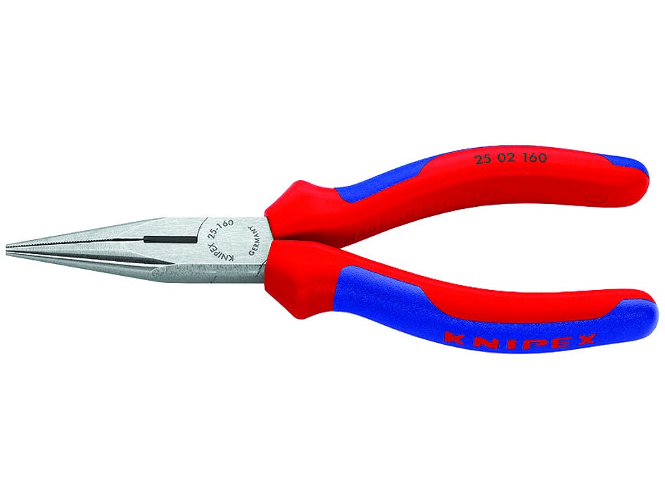 Pinzas KNIPEX de media caña con filo 160 mm con filo - 25 02 160 ...